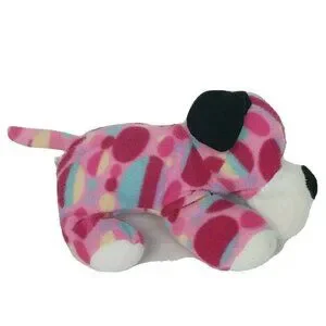Rinco | Toys | Rinco Pink Polka Dot Puppy Dog Plush 3 Inch | Poshmark